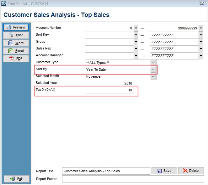 Top Customers – Infusion Business Software