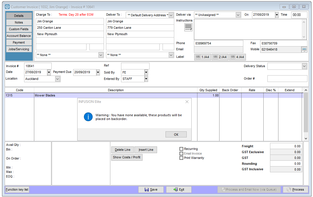 How Do I Activate Backorders? – Infusion Business Software