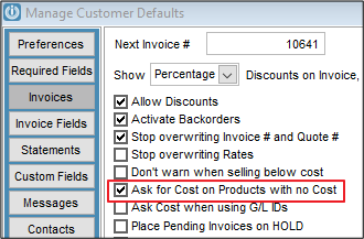 Miscellaneous Product Codes – Infusion Business Software
