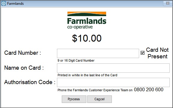 Setting up the Farmlands Integrated Payment Method – Infusion Business ...