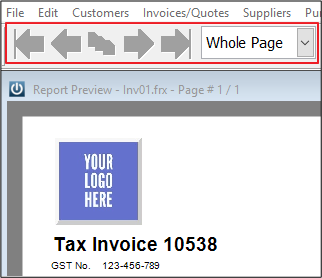 The Toolbar on the Print Preview Screen is Missing – Infusion Business ...
