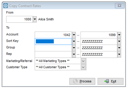 Copy Contract Rates – Infusion Business Software