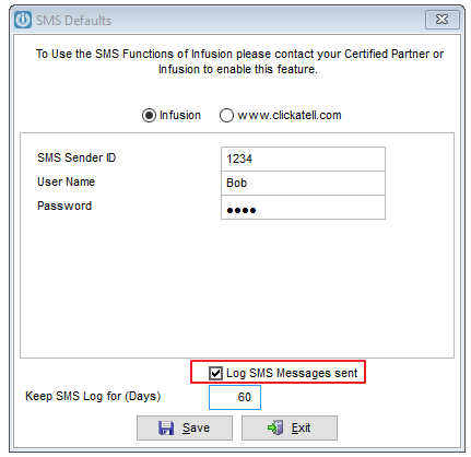 How Can I Check The SMS's That Have Been Sent? – Infusion Business Software