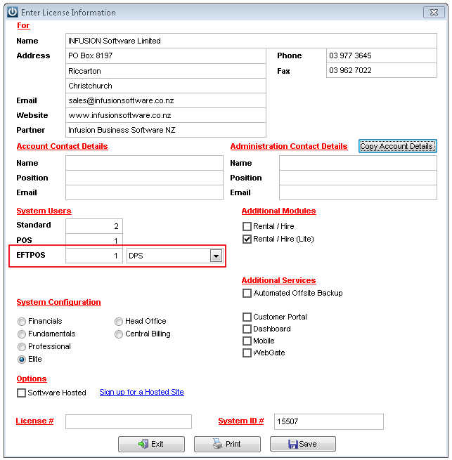 Installing Integrated Eftpos in Infusion – Infusion Business Software