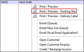 Printing Packing Slips With Invoices – Infusion Business Software