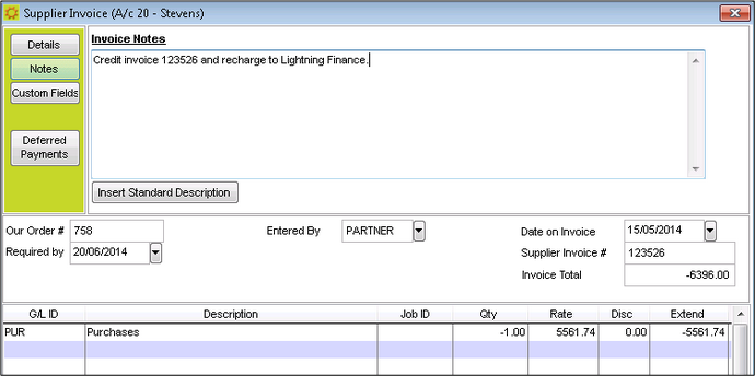 How To Deal With Stevens Products and Lightning Finance Invoices ...