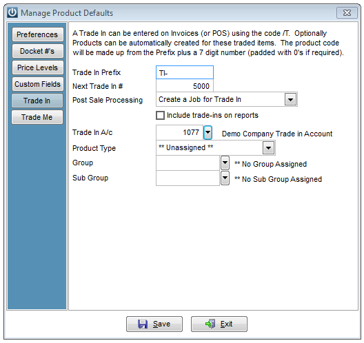How to Set up the Trade In Feature – Infusion Business Software