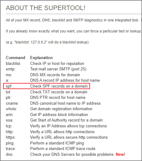 SPF Email Error – Infusion Business Software