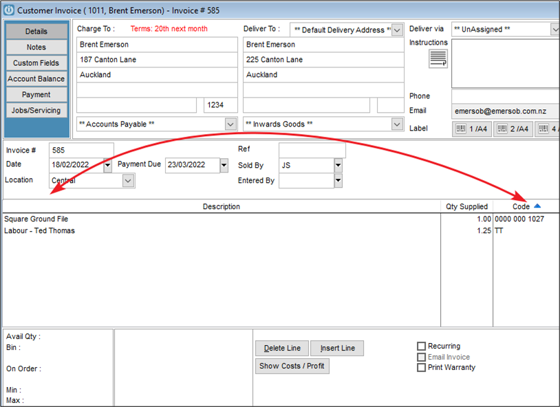 Screen Position Not Displaying Correctly – Infusion Business Software Screen Position Not Displaying Correctly – Infusion Business Software
