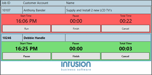 Infusion Job Timer - User Support Manual – Infusion Business Software