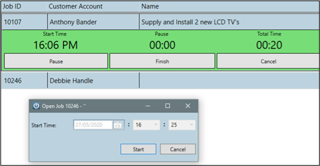 Infusion Job Timer - User Support Manual – Infusion Business Software